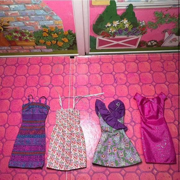 Barbie | Toys | Y2k Mattel Barbie Pink Label Brand Dresses | Poshmark